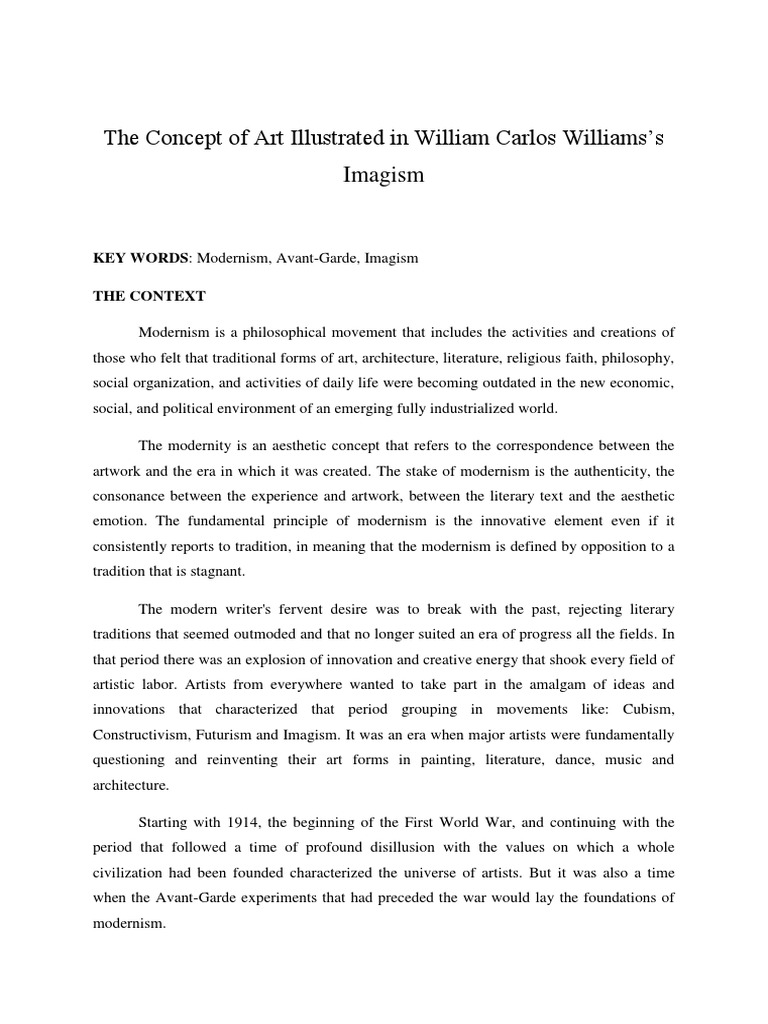 William Carlos Williams | PDF | History | Classics
