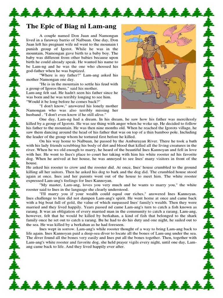 The Epic of Biag Ni Lam | PDF | Philippines | Ethnopoetics
