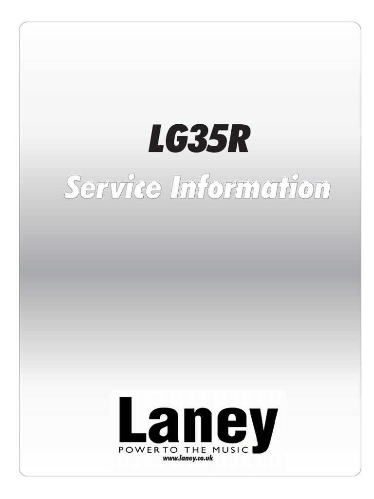Laney Lg-35-r 30w Guitar Amplifier Schematic | PDF | Audio Engineering | Electrical Components