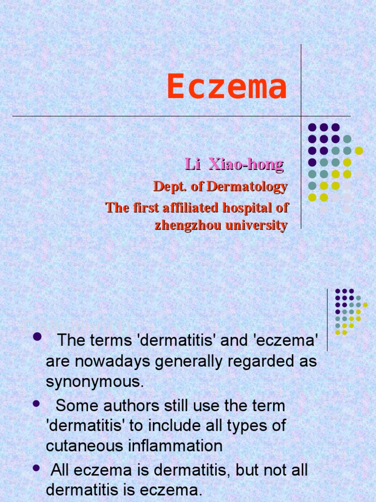 Eczema Pdf Dermatitis Cutaneous Conditions