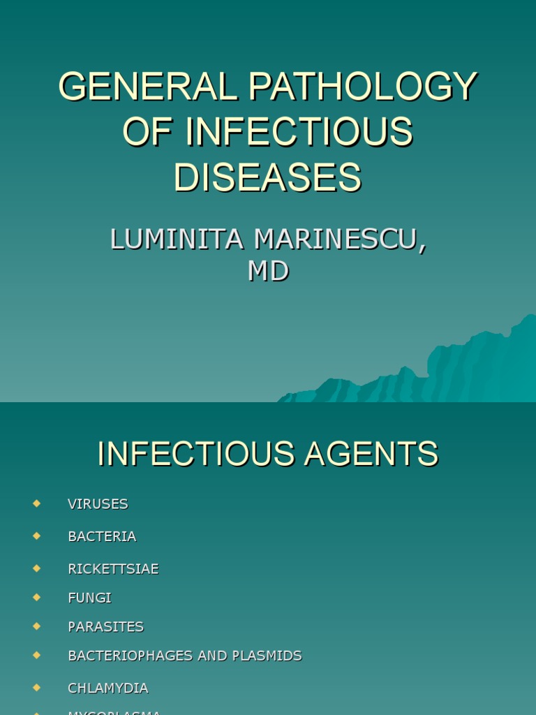 General Pathology of Infectious Diseases | PDF | Bacteria | Infection