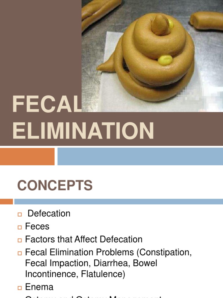 Fecal Elimination | PDF | Human Feces | Constipation