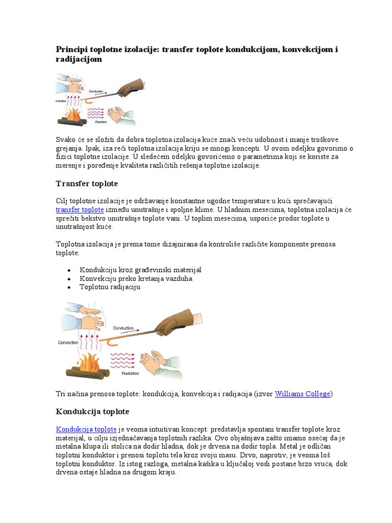 Principi Toplotne Izolacije | PDF
