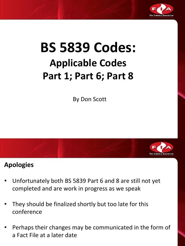 BS 5839 Code Changes by Don Scott | PDF | Detector (Radio) | Sensor