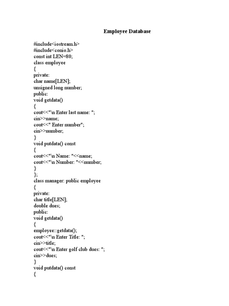 Employee | PDF