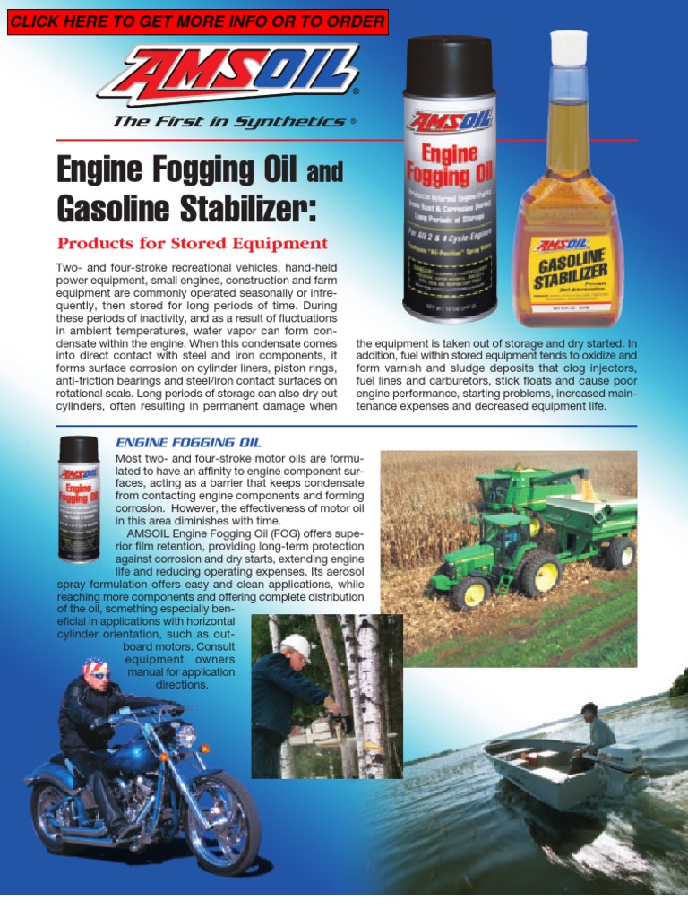 AmsoilSyntheticOilProductInfo Sheets | PDF | Engines | Motor Oil