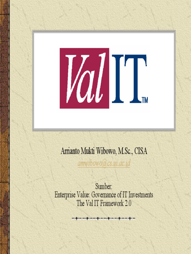 Val IT 2.0 | PDF | Investment Management | Ing Group