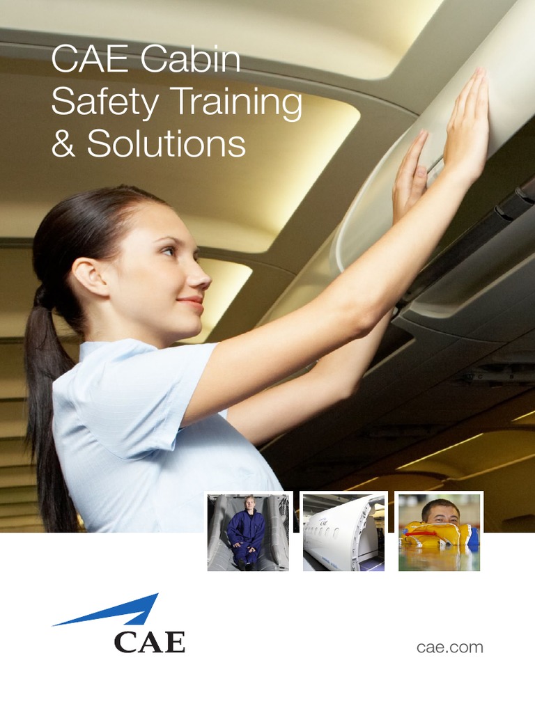 CAE Cabin Safety Training Overview | PDF | Flight Attendant | Emergency ...