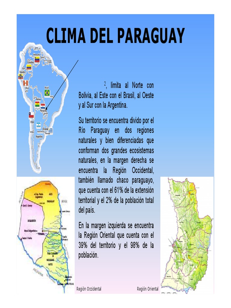Clima Del Paraguay DGM | PDF | Paraguay | Velocidad del viento