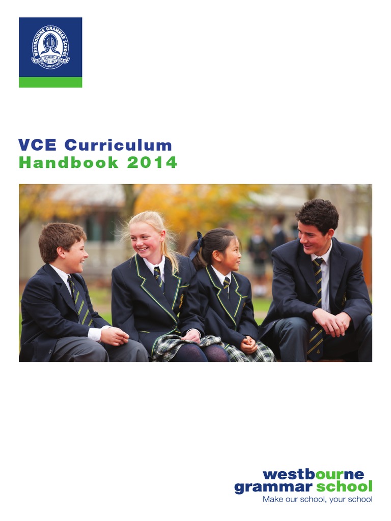 2014 Vce Curriculum Handbook | PDF | Educational Assessment | Test ...