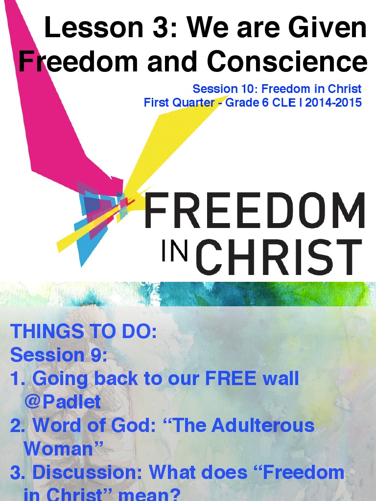 Understanding Freedom in Christ | PDF | Free Will | Conscience