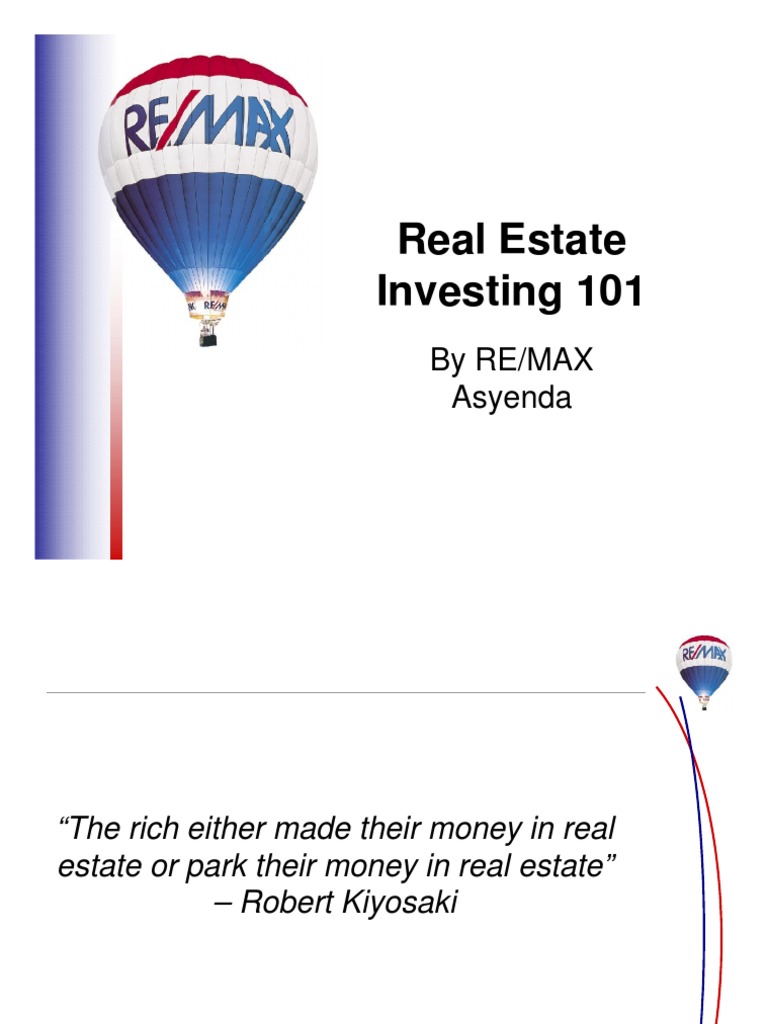 Real Estate Investing 101 | PDF | Renting | Investing