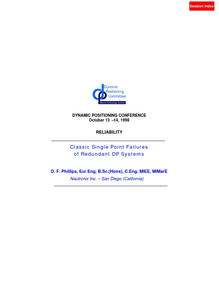 Classic Single Point Failure | PDF | Reliability Engineering ...