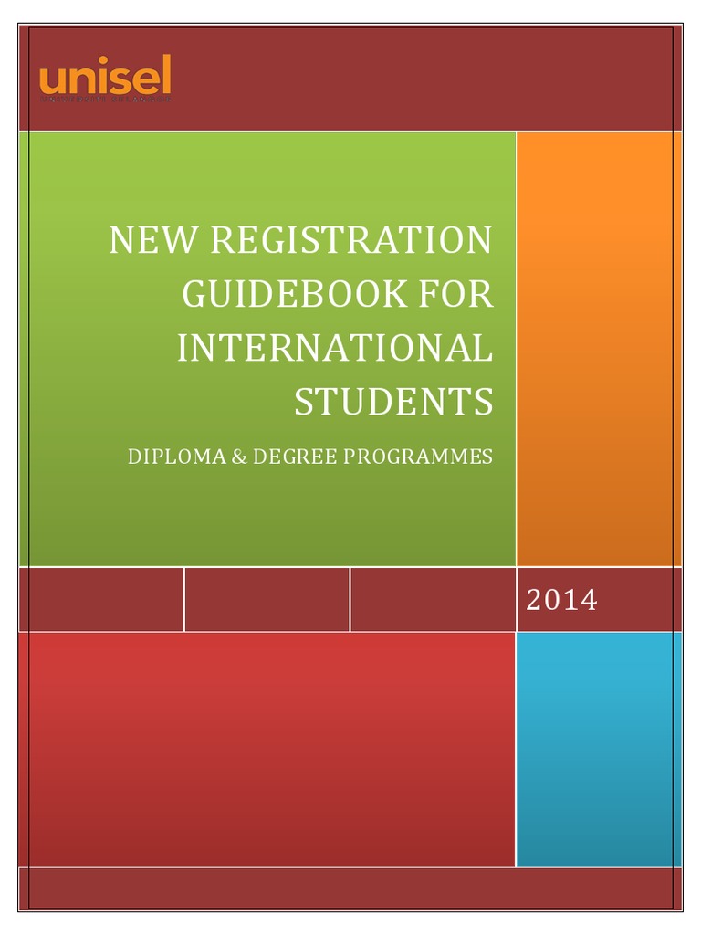 2014 UNISEL Intl Student Registration Guide | PDF | Travel Visa | Banks