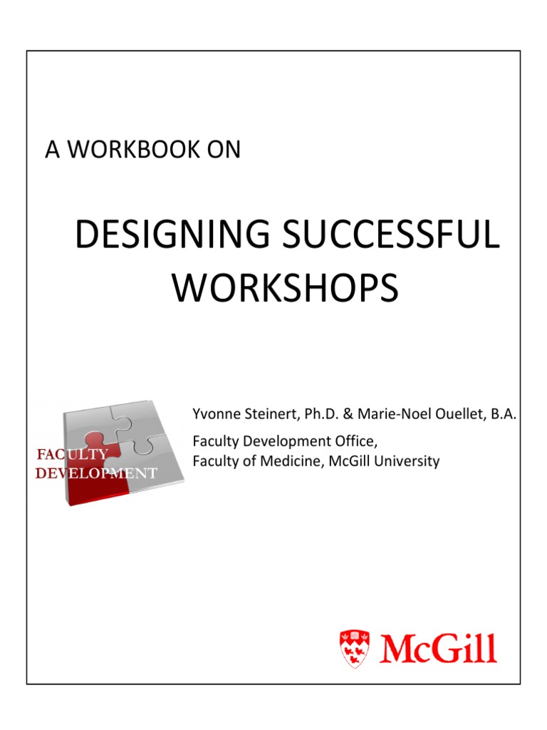 Designing Workshops Workbook | Download Free PDF | Educational ...
