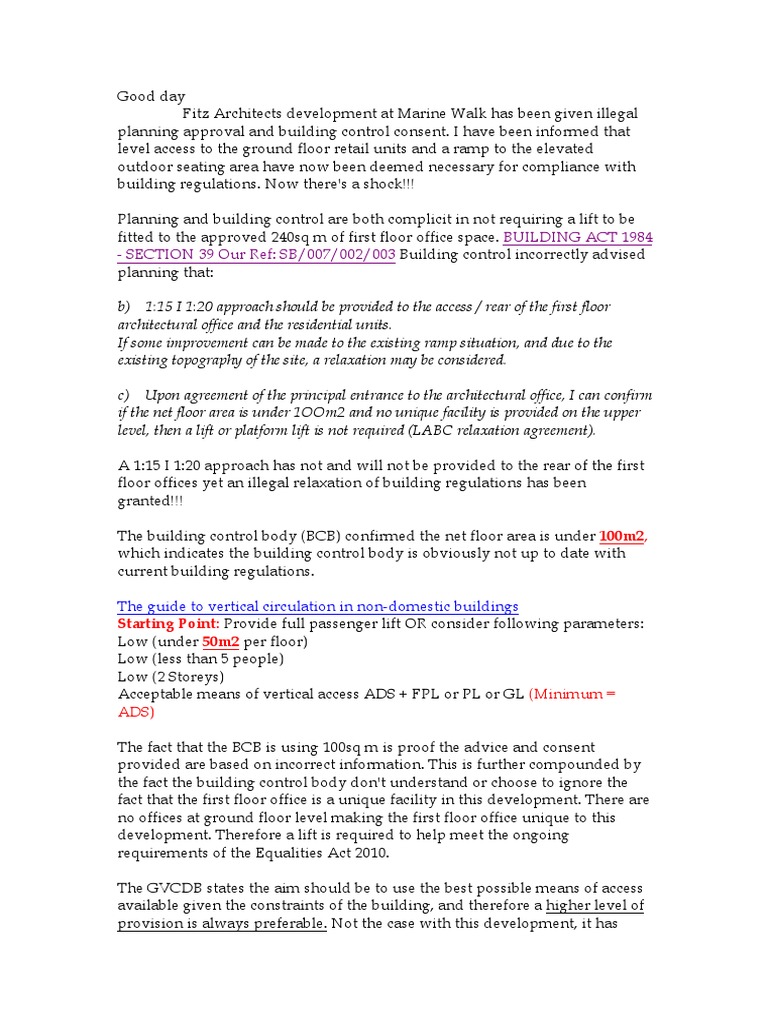 Building Act 1984 - SECTION 39 Our Ref: SB/007/002/003: The Guide To ...