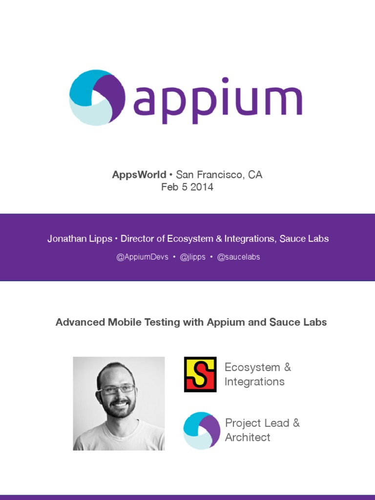 APPIUM Document | PDF | Selenium (Software) | Mobile App