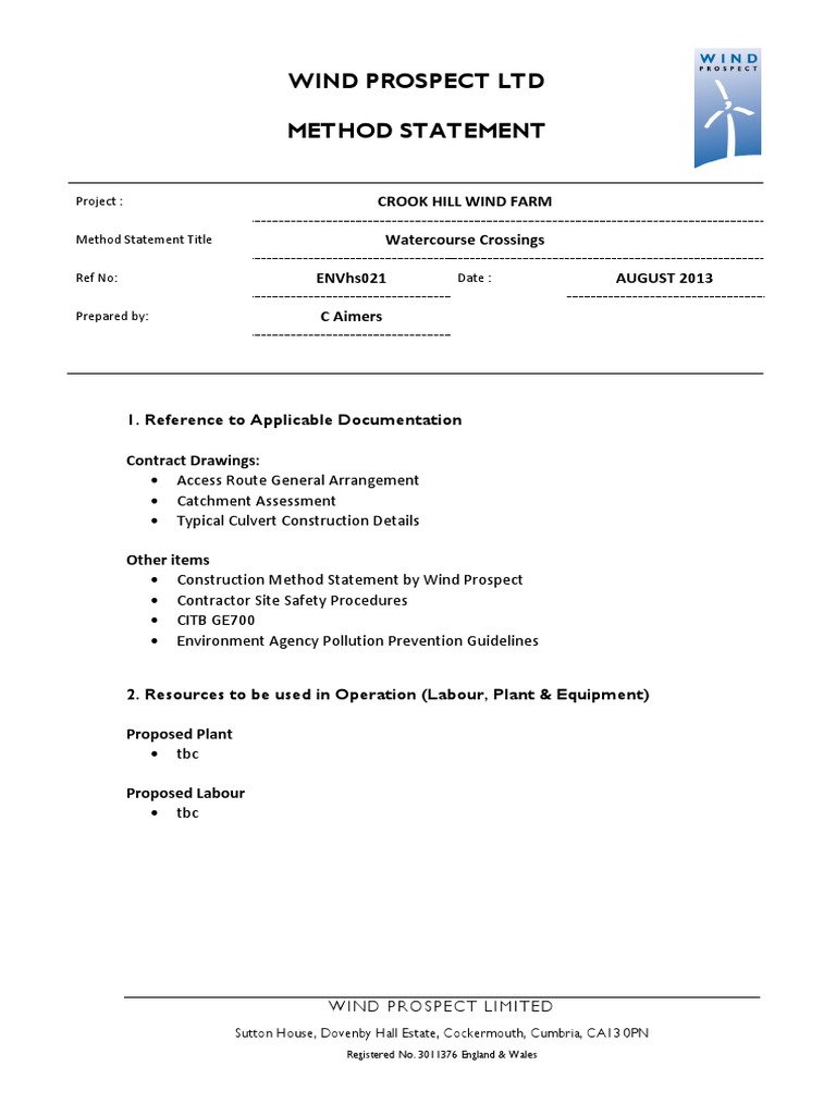 ENVhs021 - Watercourse Crossings | PDF | Safety | Occupational Safety ...