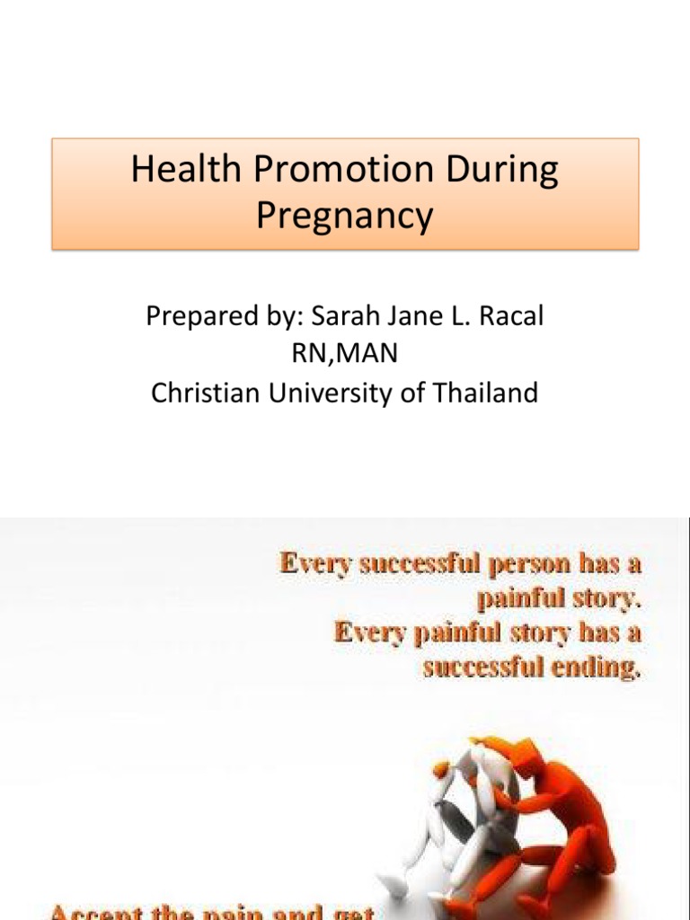Health Promotion During Pregnancy | Preterm Birth | Pregnancy