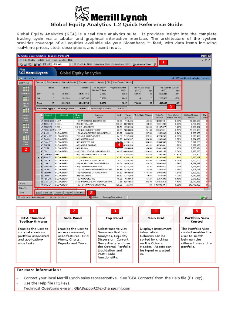 GEA Quick Reference Guide | PDF | Analytics | Microsoft Excel