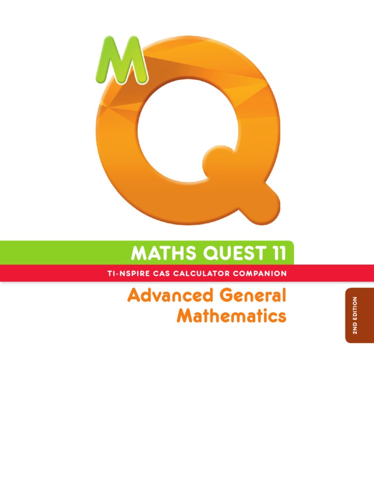 Maths Specialist CAS | PDF | Sine | Trigonometric Functions