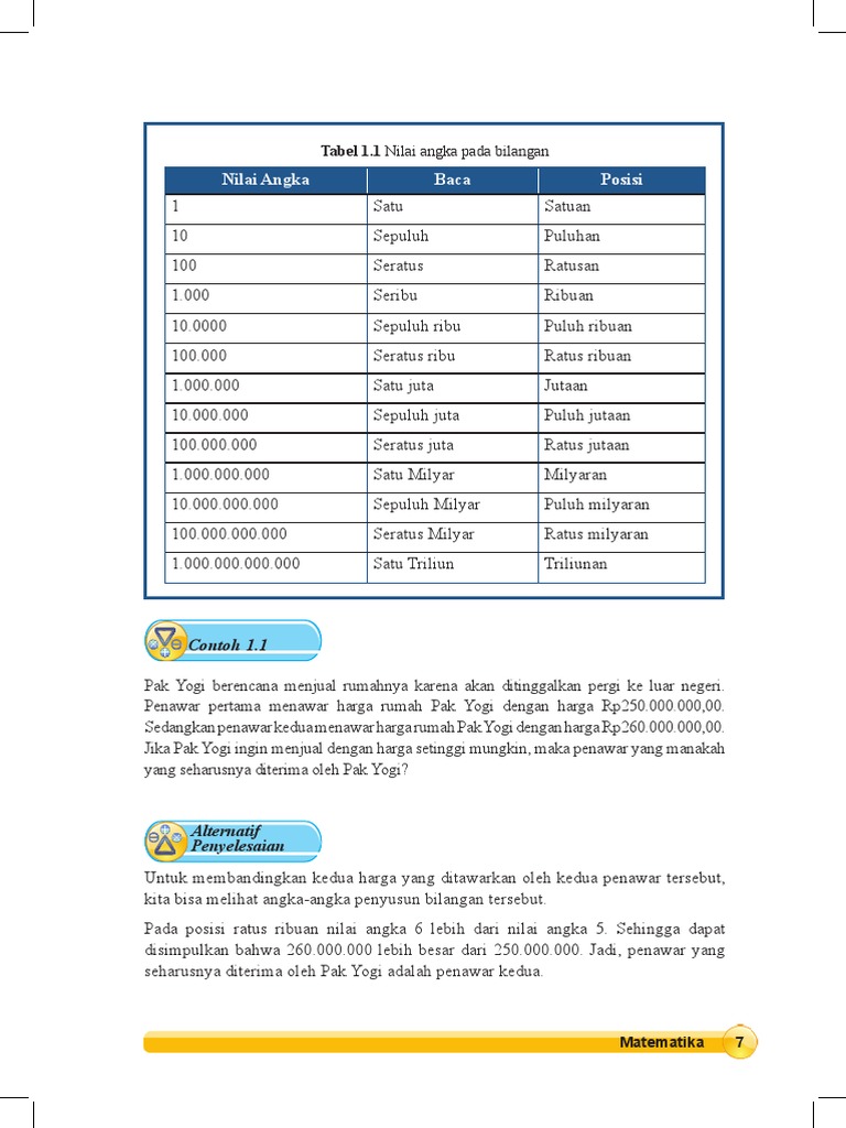 Nilai Angka dalam Bilangan Besar | PDF