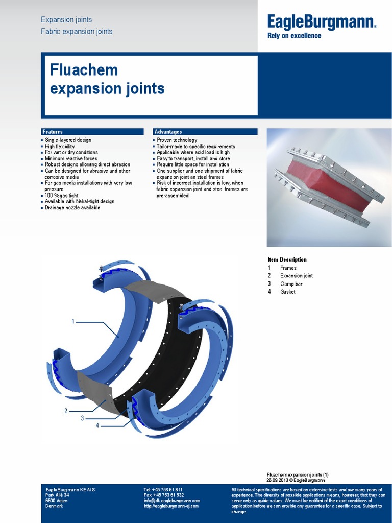EagleBurgmann - Fluachem Expansion Joints - EN PDF | PDF