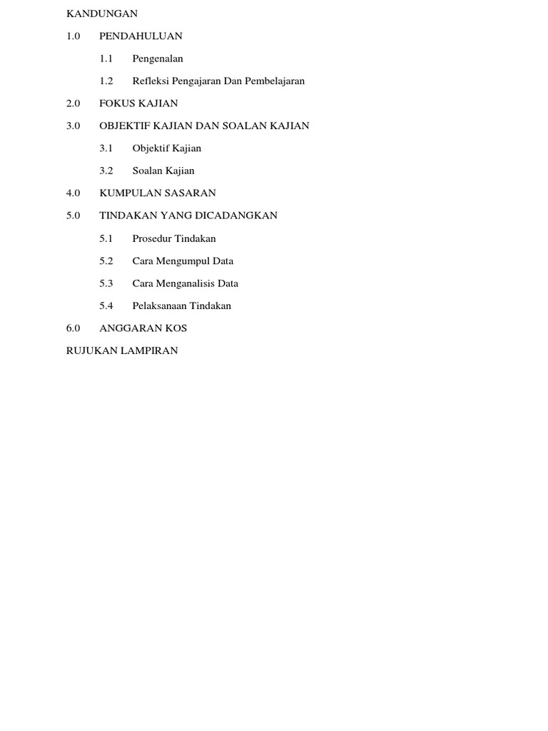 Draf Proposal | PDF