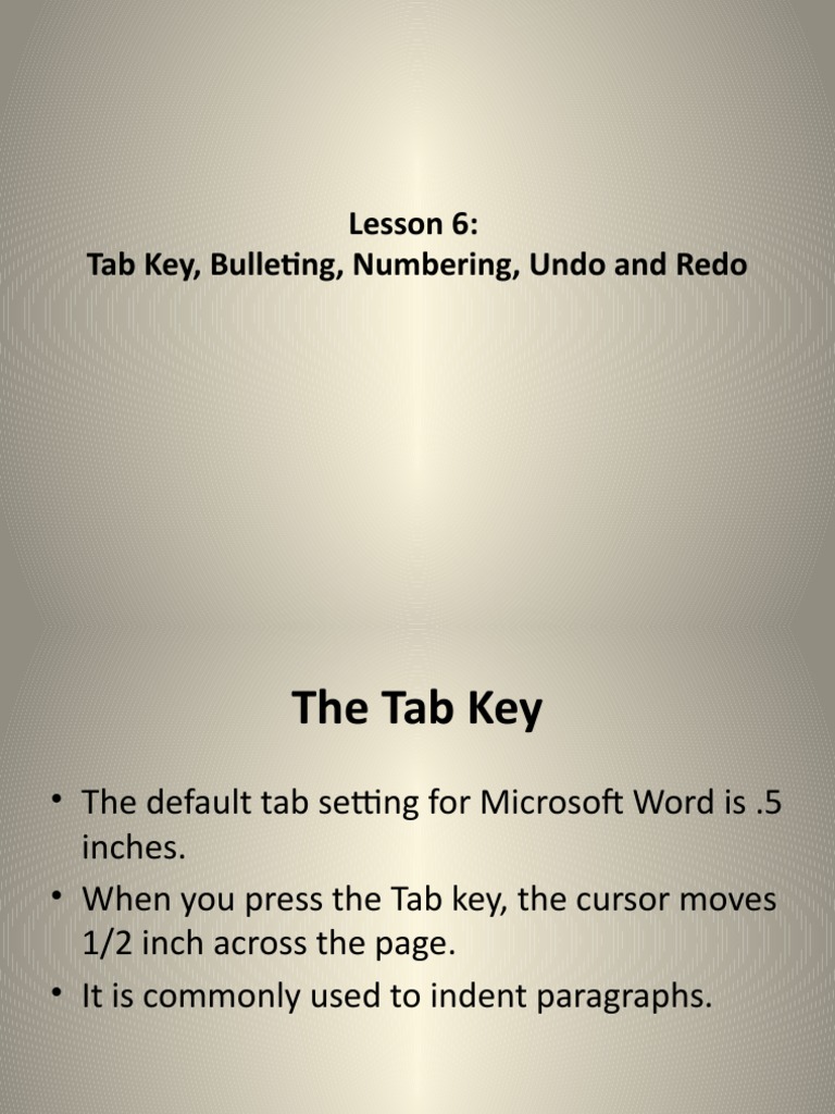 Microsoft Word Tutorial... Lesson 6 | PDF | Career & Growth