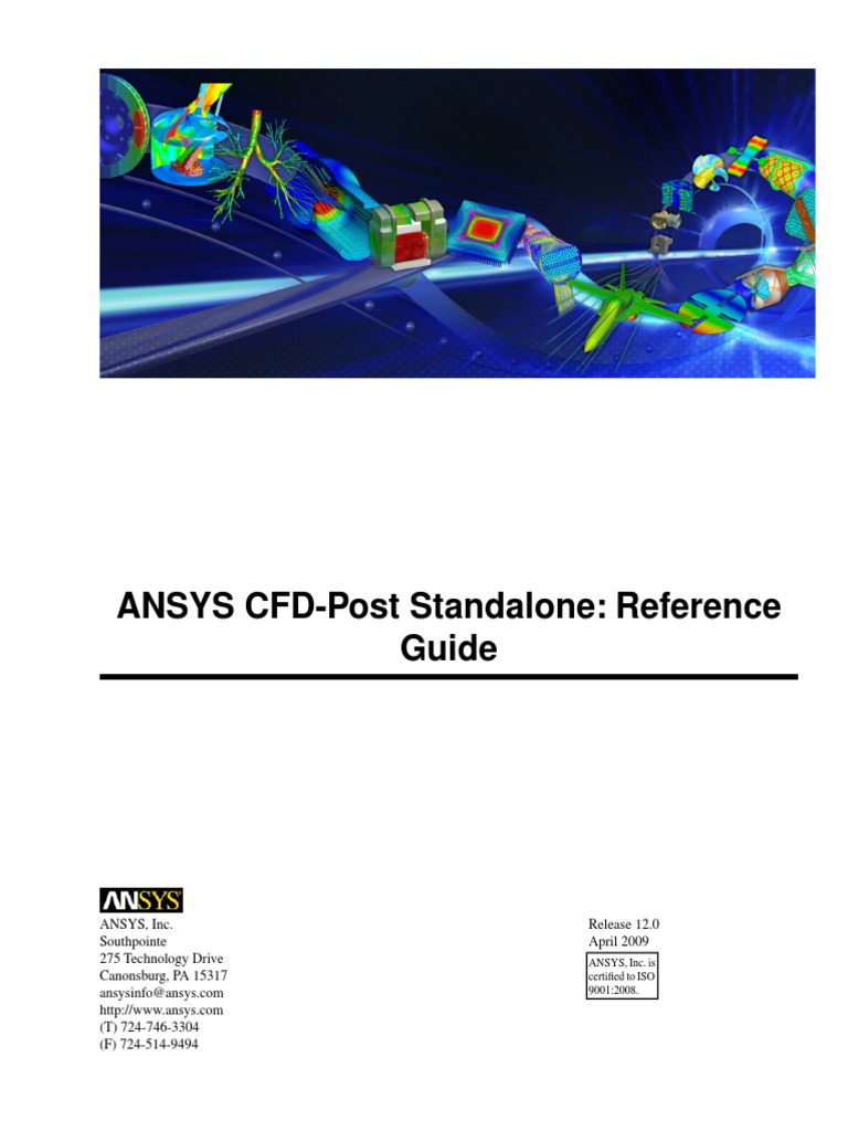 CFD Post 12 - Reference Guide | PDF | Command Line Interface | Parameter (Computer Programming)