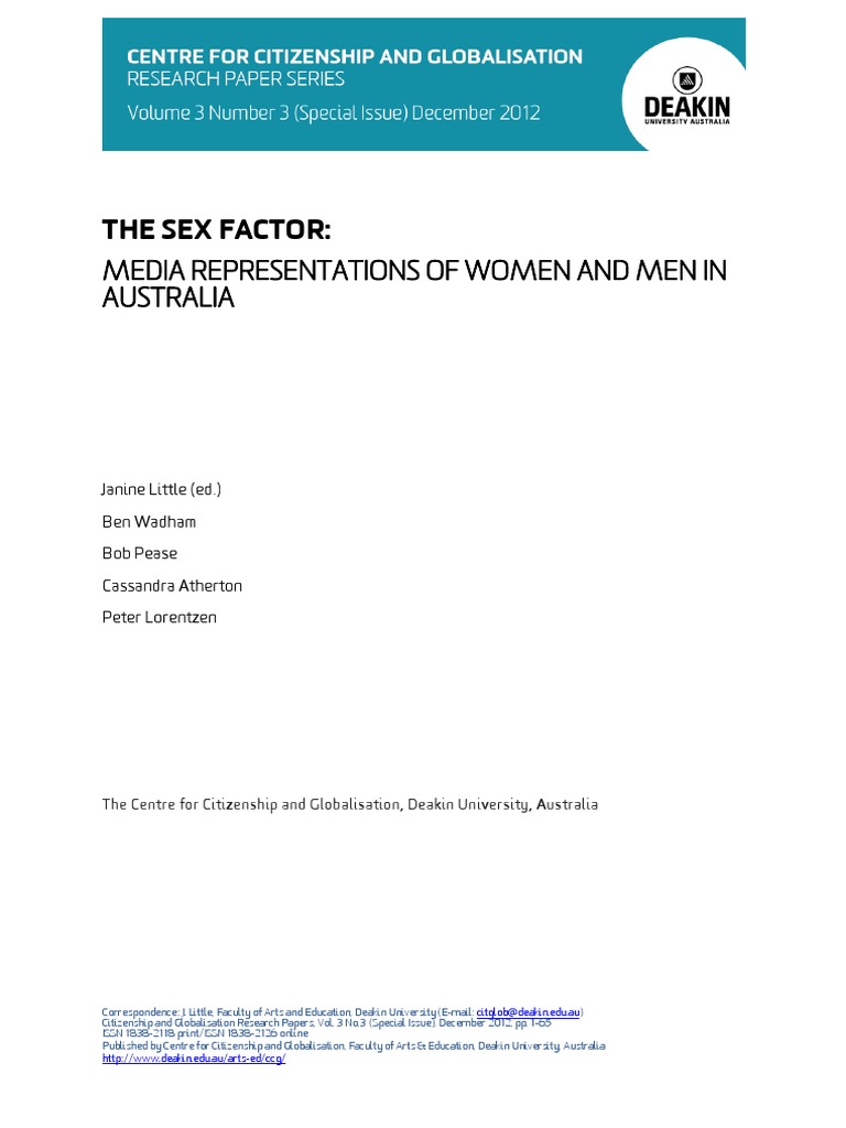 The Sex Factor Download Free Pdf Australian Defence Force Gender