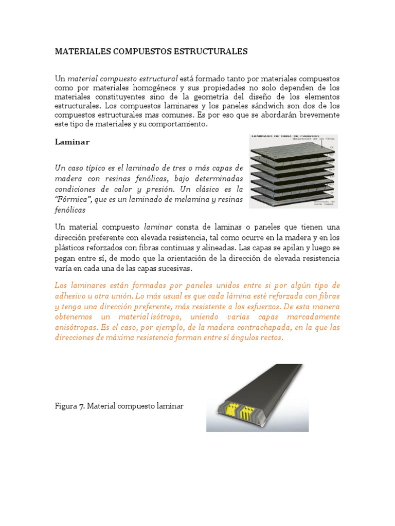 MATERIALES COMPUESTOS ESTRUCTURALES