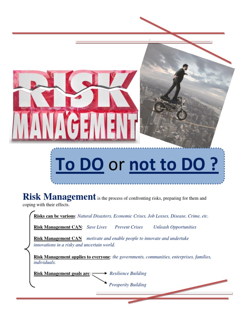 Risk Management Final Assignment Pdf Food Security Natural Disasters