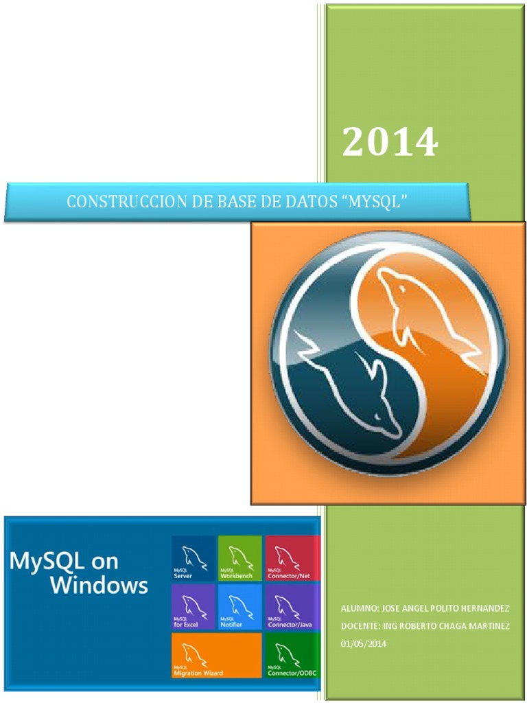 Guía paso a paso para la creación de una base de datos en MySQL | PDF | Mi sql | Base de datos ...