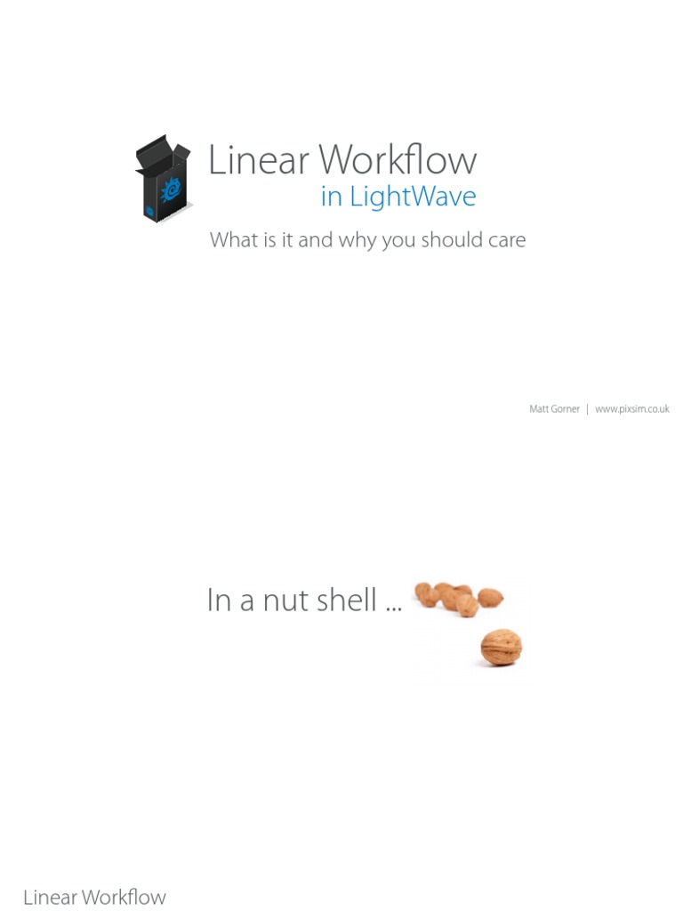 Linear Workflow in LightWave | PDF | Perception | Imaging