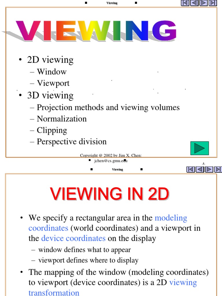 Viewing Pdf Cartesian Coordinate System 2 D Computer Graphics