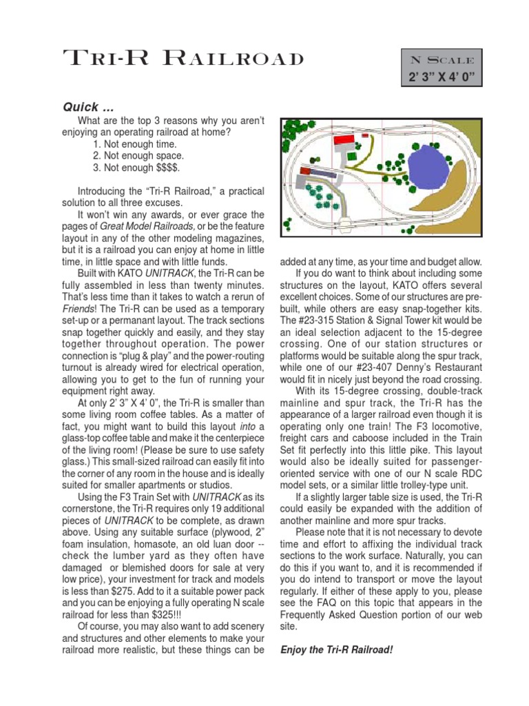 N Plan Tri R | PDF | Rail Transport Modelling | Rail Transport