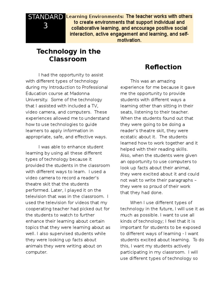 Learning Environments | PDF | Classroom | Learning