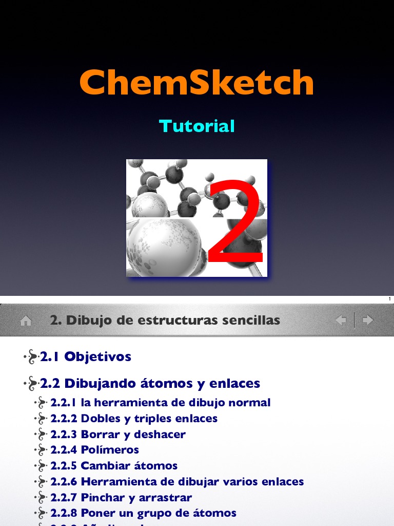 Chemsketch Tutorial 2 | PDF | Química Orgánica | Química