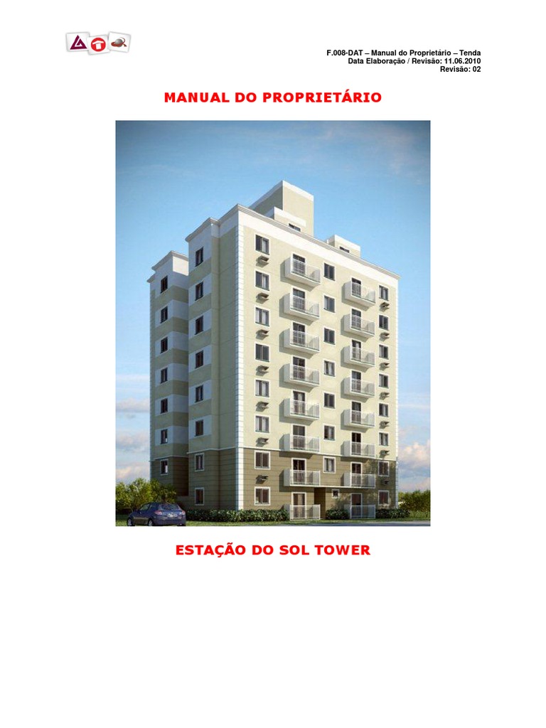 Manual do Proprietário Tenda | PDF | Condomínio | Piscina