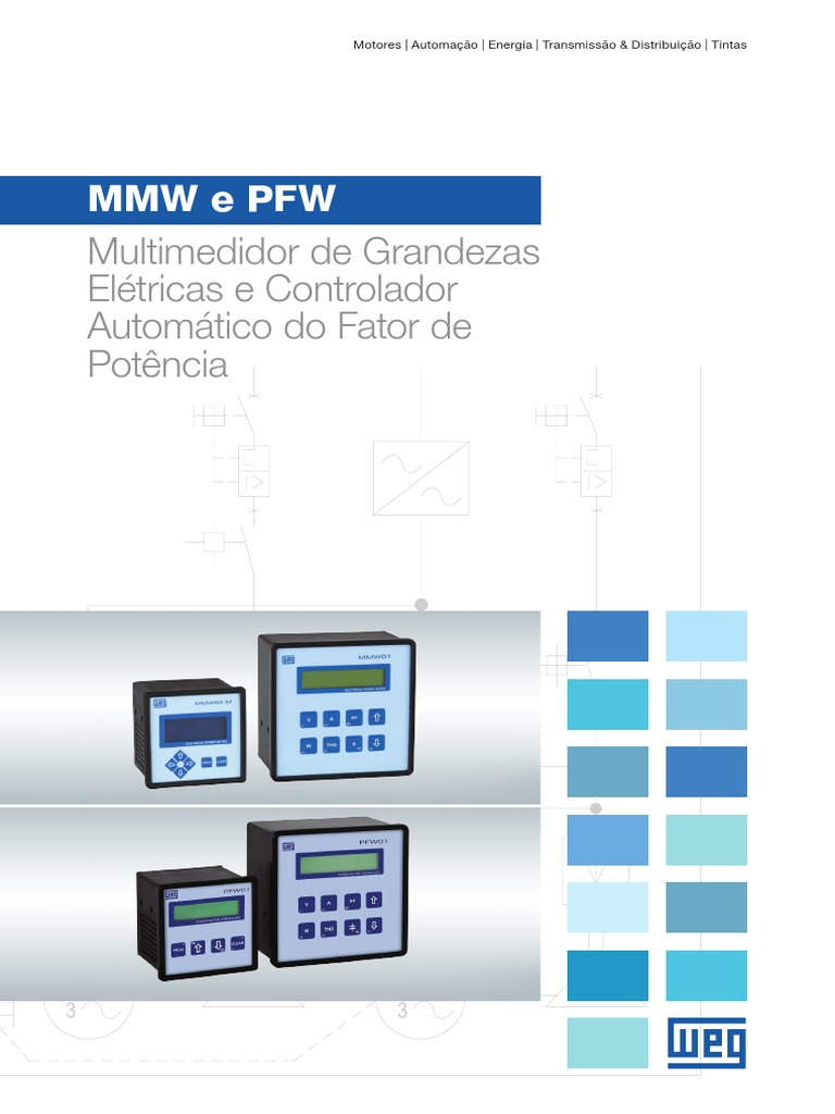 WEG Controlador PFW e Multimedidor MMW 50025399 Catalogo Portugues BR ...