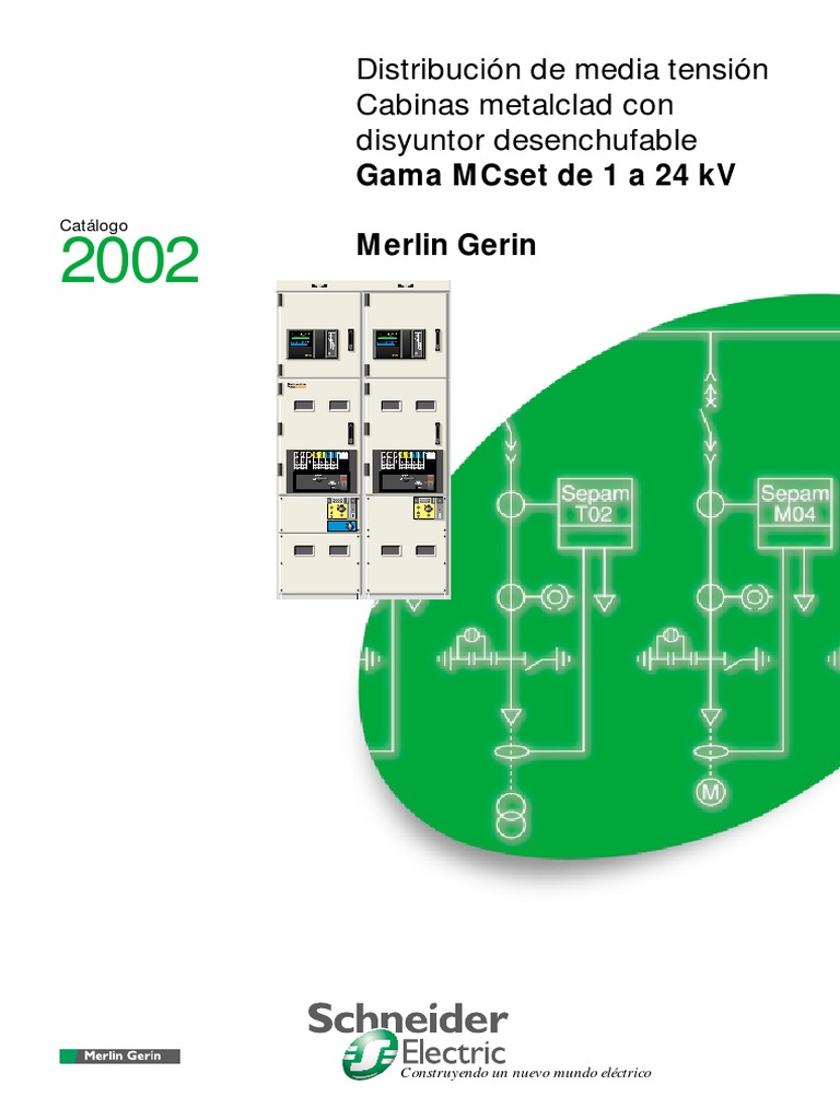 Gama Mcset De 1 A 24 Kv Merlin Gerin: Distribución De Media Tensión ...