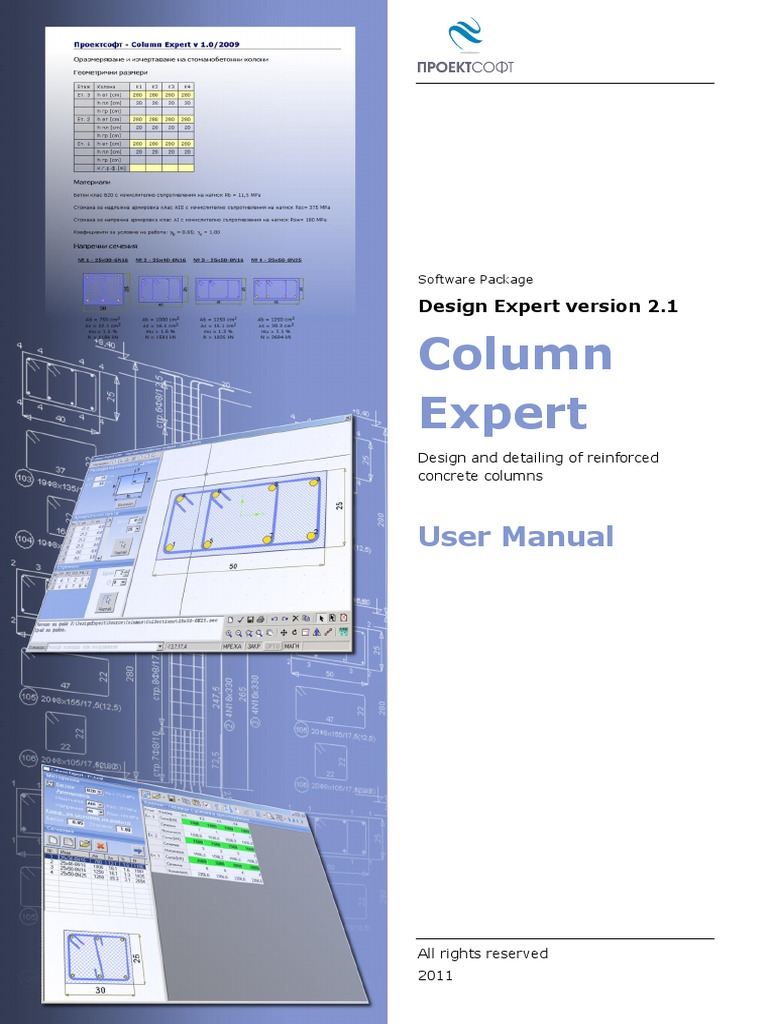 Column Expert: User Manual | PDF | Button (Computing) | Column
