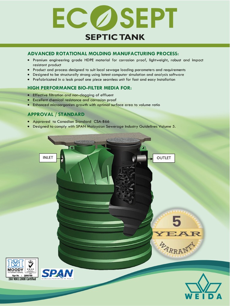 Septic Tank-Ecosept Catalogue WM Final-3 | PDF | Sanitary Sewer ...