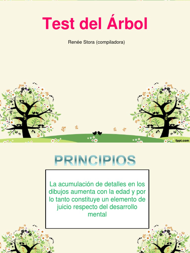 Test Del Árbol | PDF | Dibujo | Ciencia cognitiva