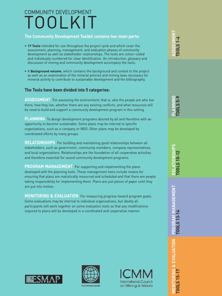 Community Development Toolkit | PDF | Mining | Community