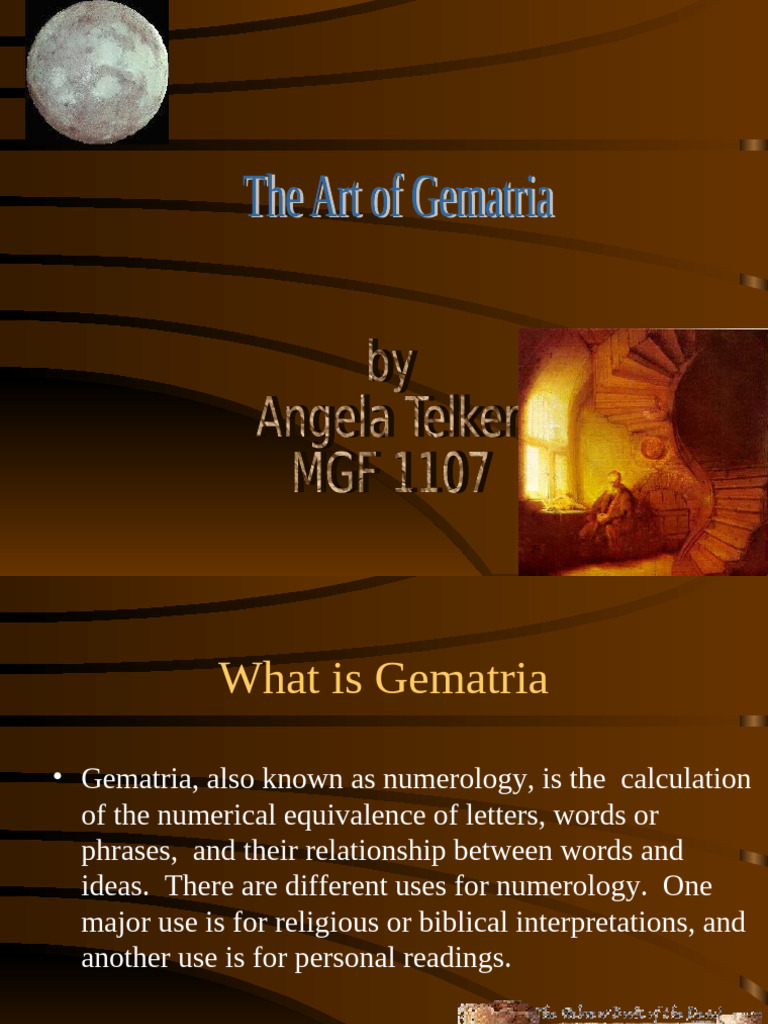 The Art of Gematria | PDF | Kabbalah | Mythology