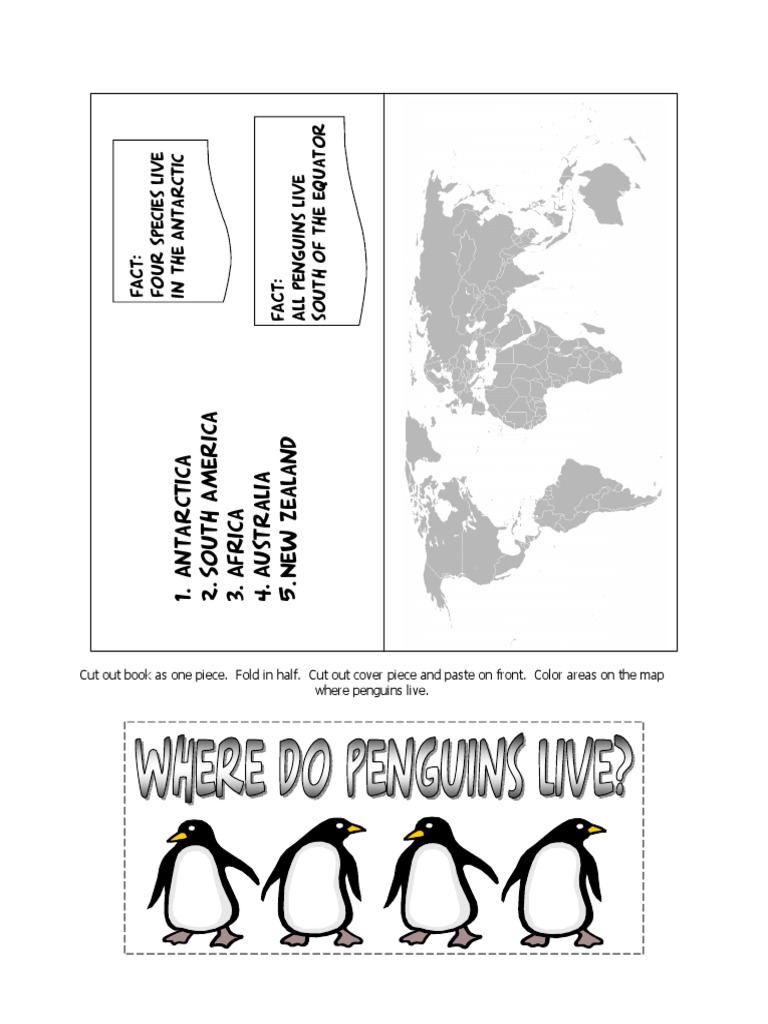 Penguin Habitats for Kids | PDF | Language Arts & Discipline