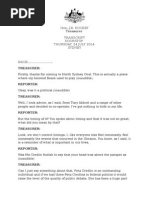 News Reporter Script | PDF | Narrative | News