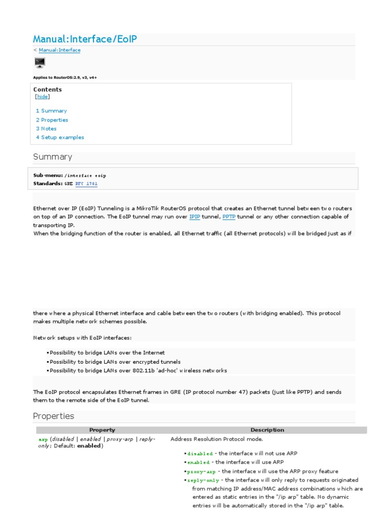 Mikrotik | PDF | Computer Network | Ip Address
